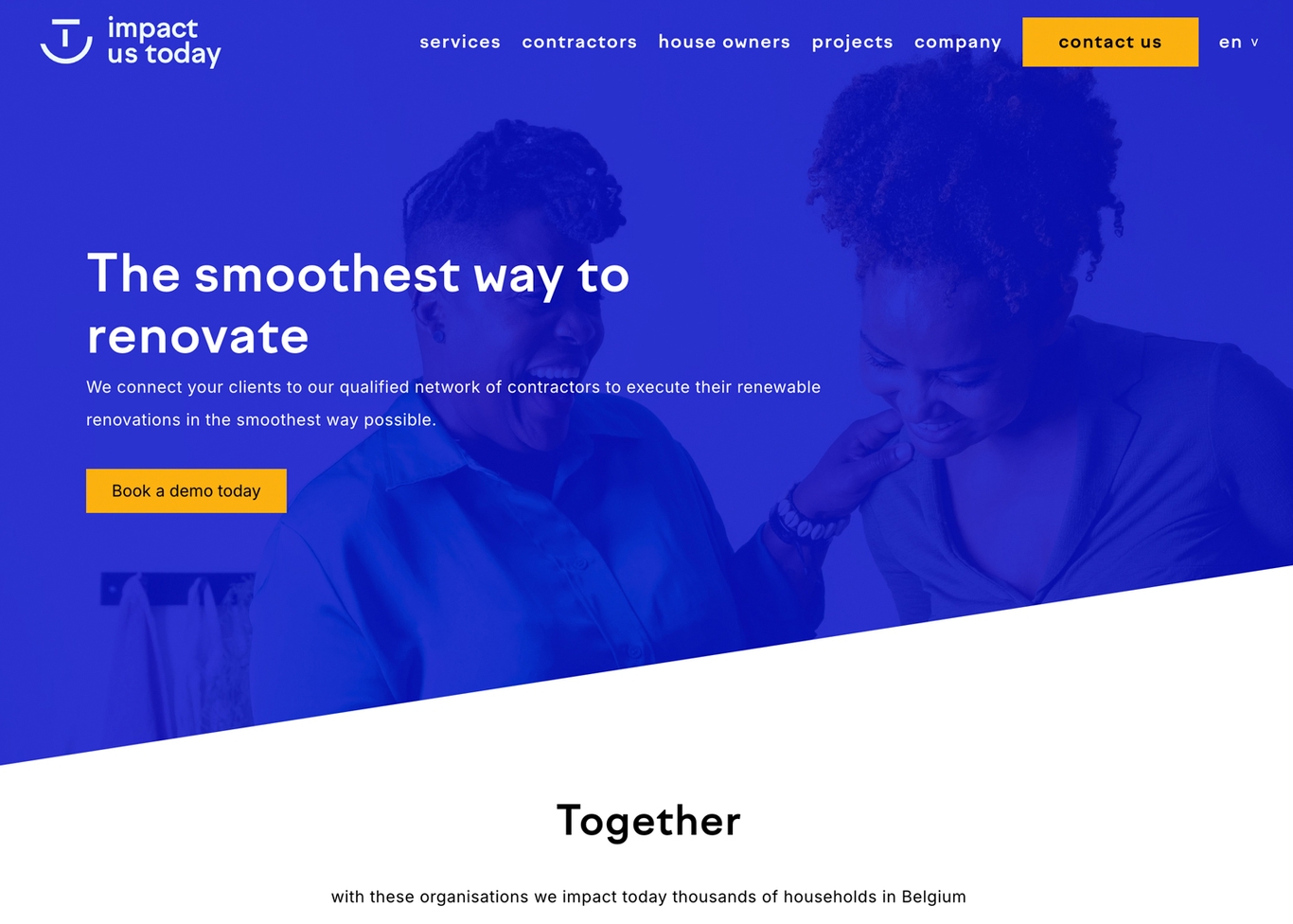 Doing a complete software rewrite for Impact Us Today - madewithlove